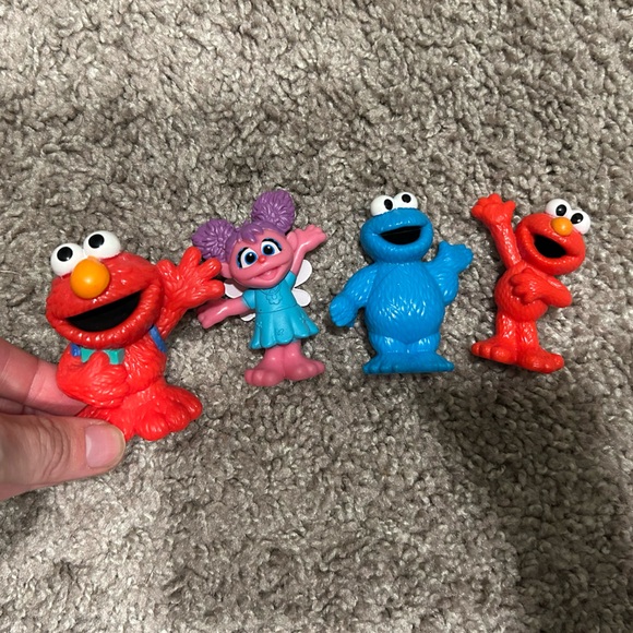 Sesame Street | Toys | Sesame Street Playset Red Purple Blue Characters ...
